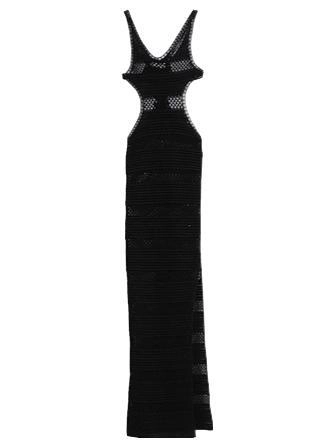 Saint Laurent Sleeveless Sheath Dress - Black