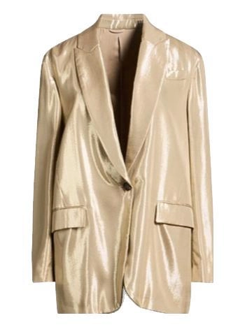 Brunello Cucinelli Single-breasted Jacquard Blazer - Nude