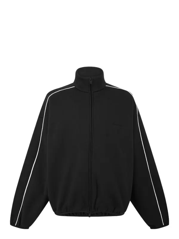 Fear Of God High Neck Zip Up Long Sleeve Jacket - Black