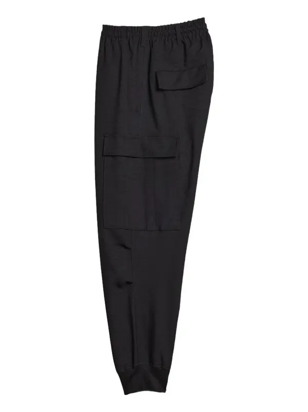 Y3 Logo Casual Pants - Black