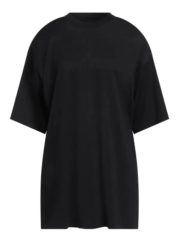 Balenciaga Oversized T-shirt With Graphic Print - Black