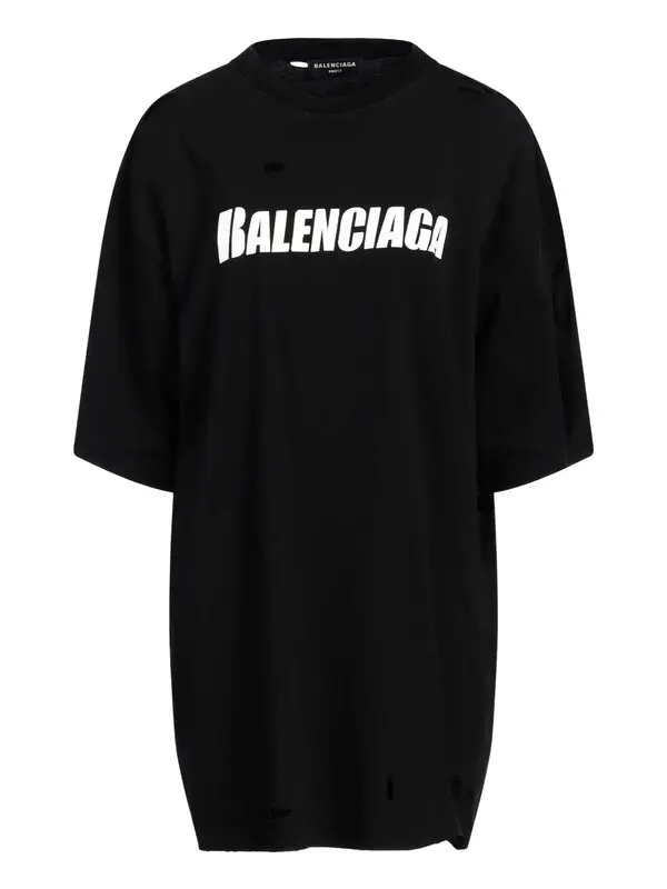 Balenciaga Logo-print T-shirt - Black