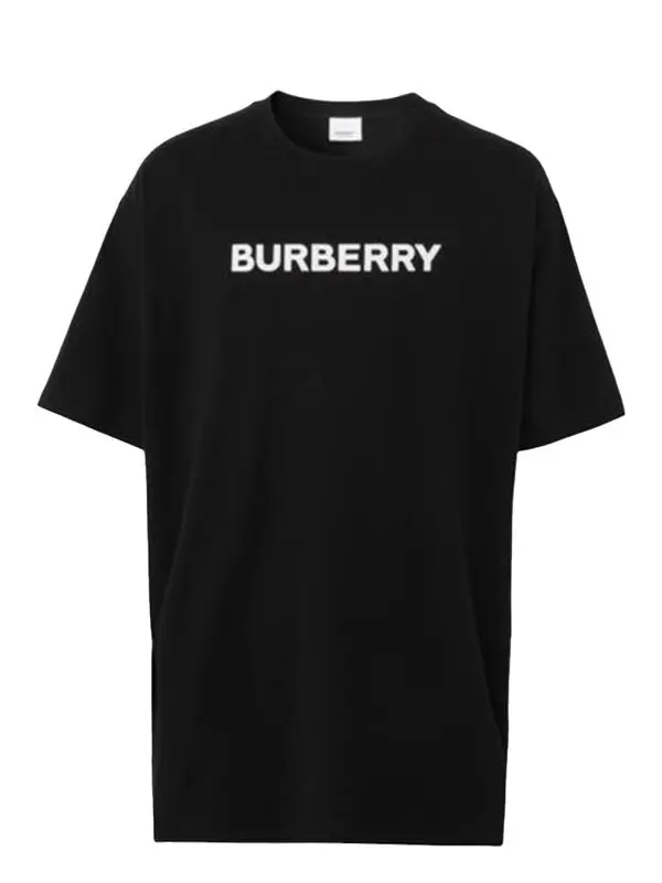 Burberry Logo Short-sleeved T-shirt - Black