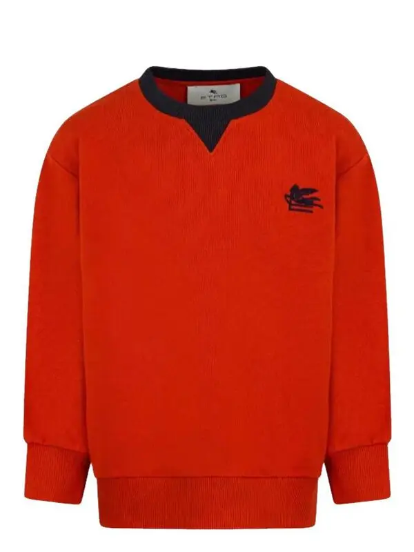 Etro Pegasus Pattern Sweater - Red