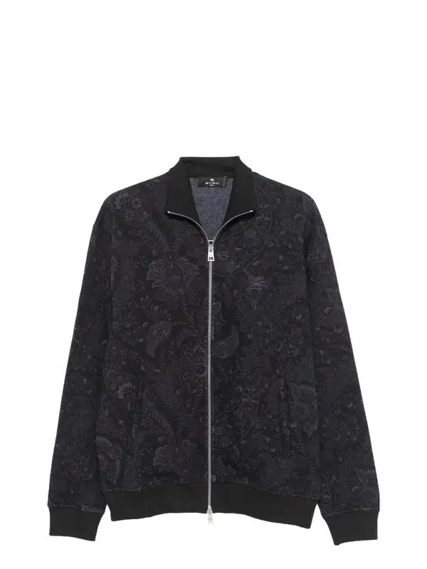 Etro Paisley-print Sweatshirt - Black