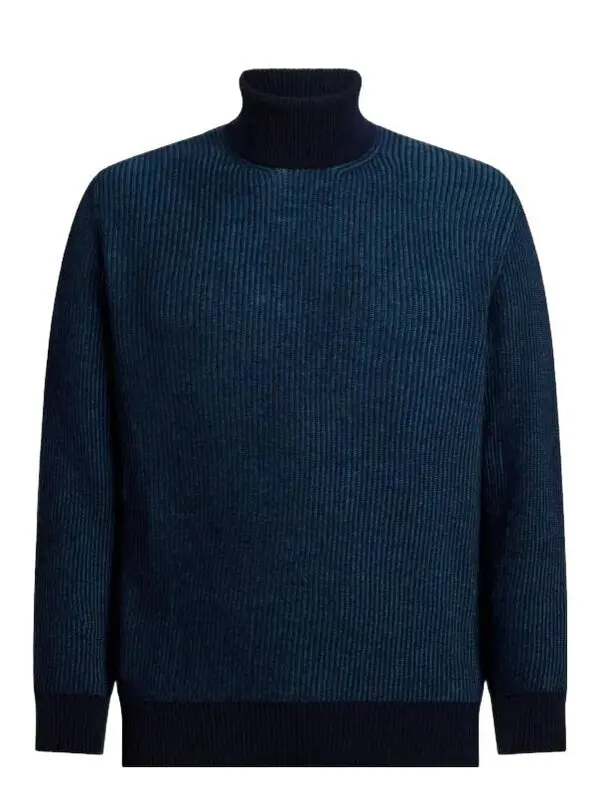 Etro Ribbed Turtleneck Sweater - Black
