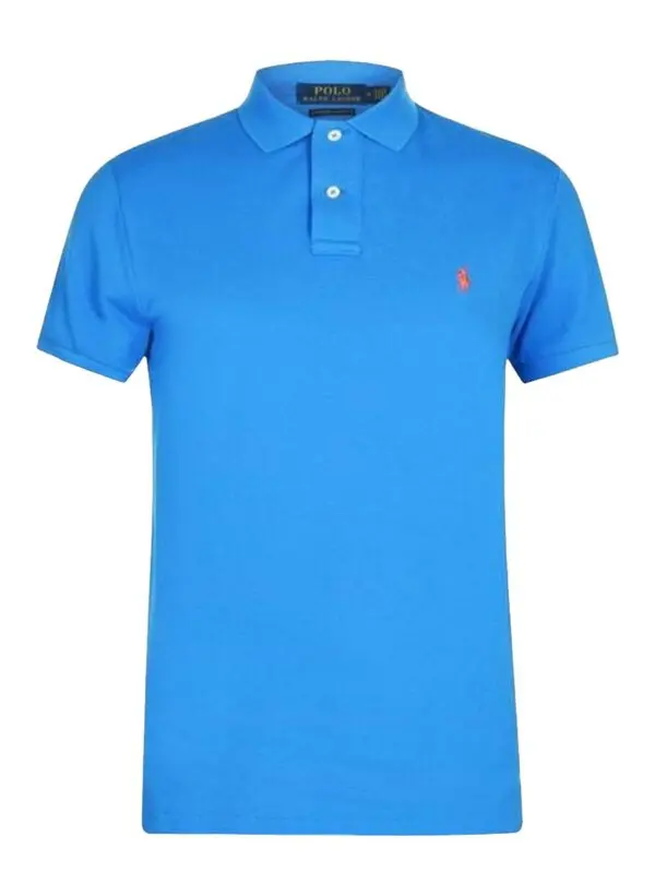 Polo Ralph Lauren Logo Short-sleeved Polo Shirt - Blue