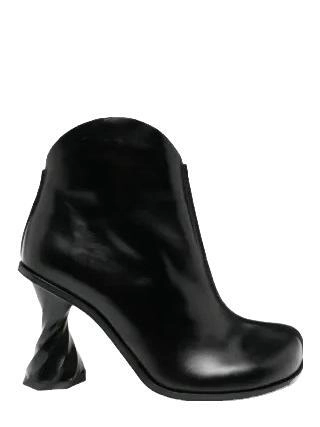 J.W.ANDERSON 100mm Twisted-heel Boots - Black