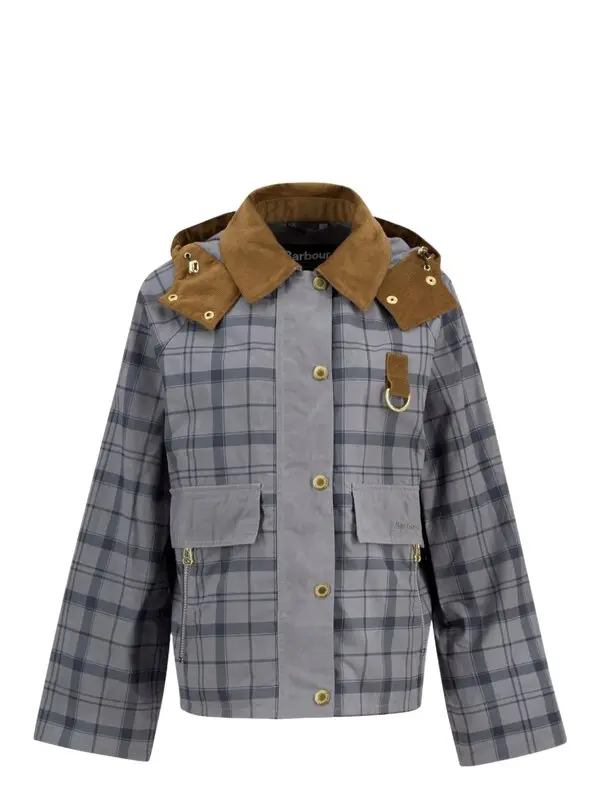 Barbour Carnforth Tartan Casual Jacket - Gray