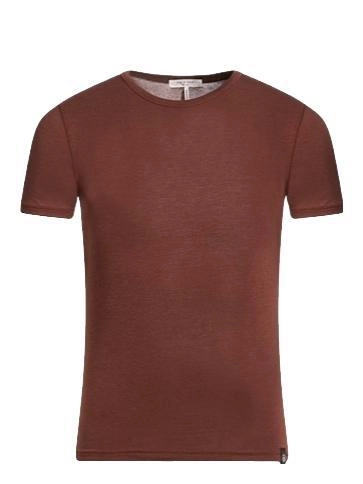 Rag & Bone Crewneck Short Sleeve T-shirt - Brown