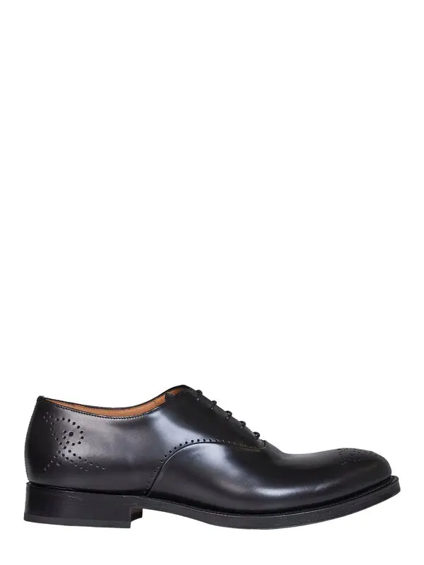 Church's Derby Brogue Detail Lace-up Shoes - Black