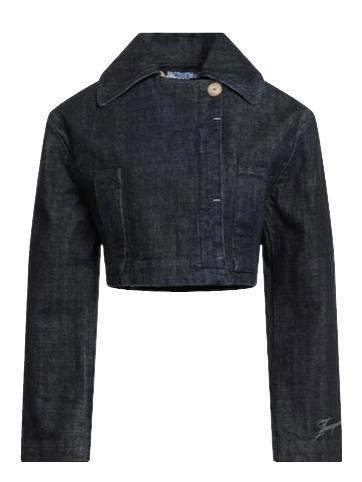 Jacquemus Dark Washed Denim Jacket - Black