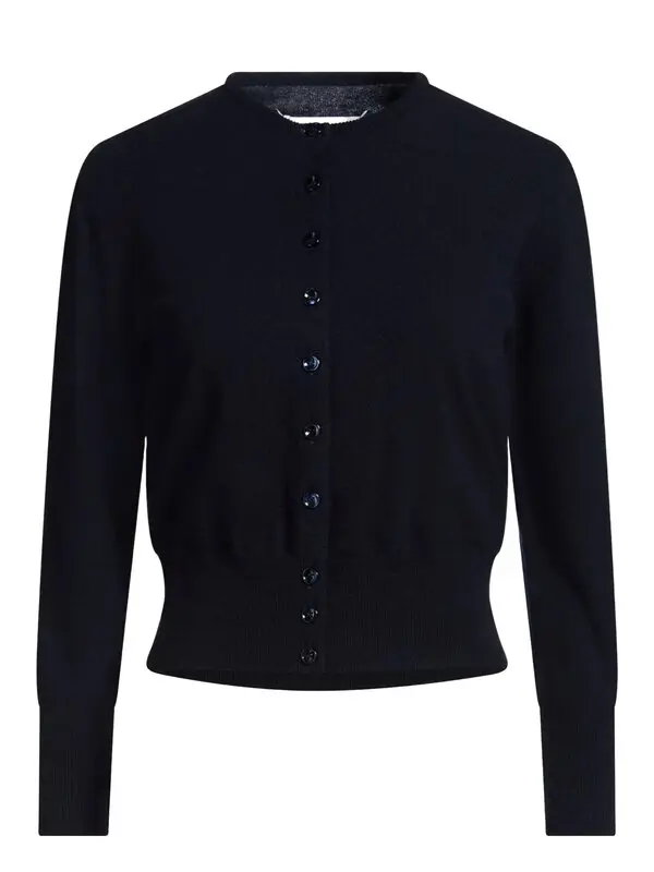 MAISON MARGIELA Lightweight Wool Knit Sweater - Black