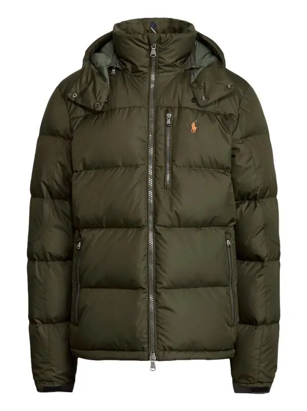 Polo Ralph Lauren Padded Down Jacket With Hood - Black