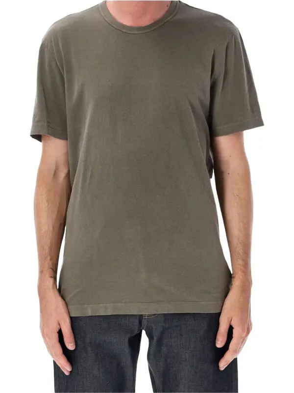 JAMES PERSE Crewneck Short-sleeved T-shirt - Olive