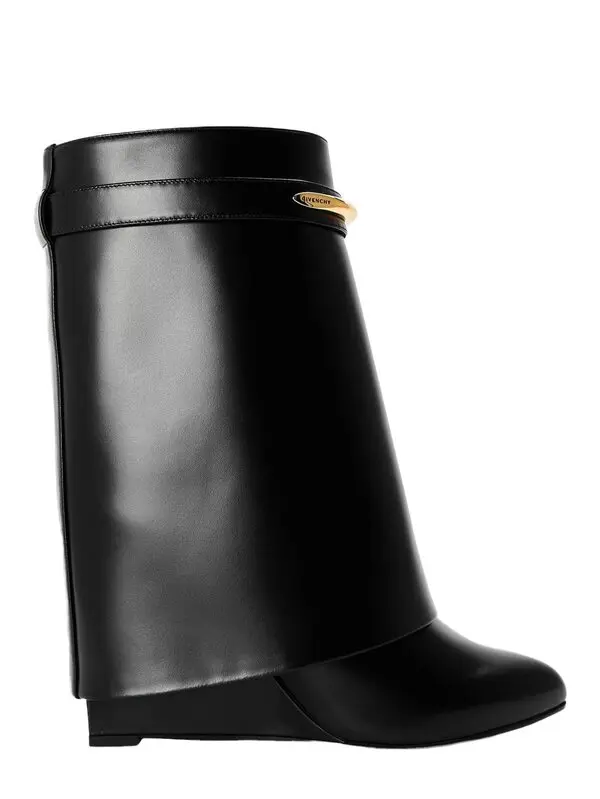 Givenchy Shark Heeled Ankle Boots - Black