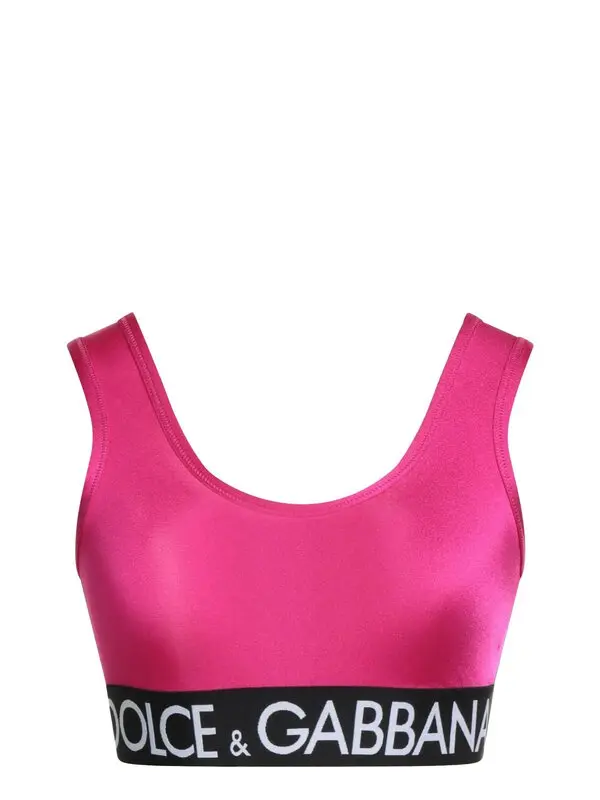 Dolce & Gabbana Sleeveless Scoop Neck Top - No