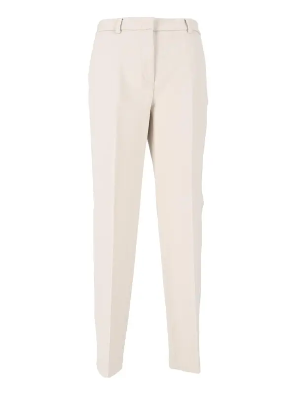 Peserico Pressed-crease Straight-leg Trousers - No
