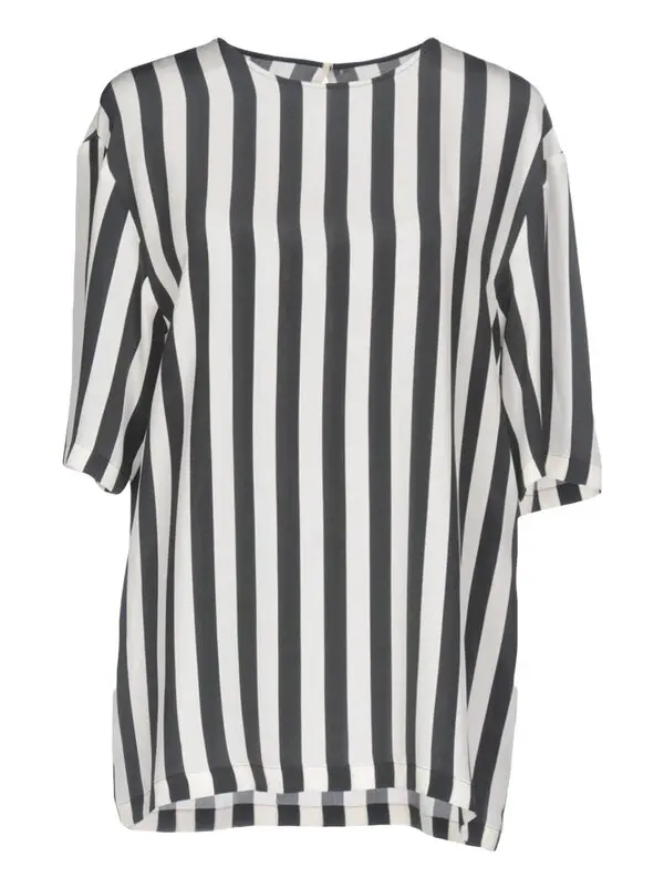 Dolce & Gabbana Striped Satin Top - No