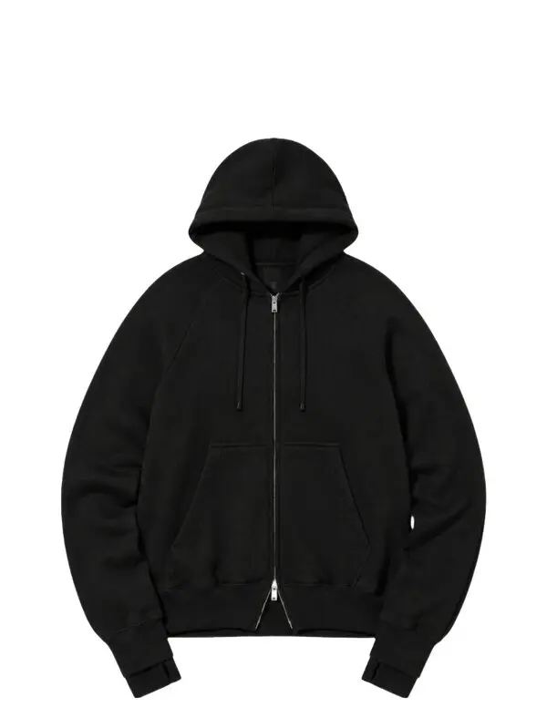 THOM KROM Zip-up Hoodie - Black