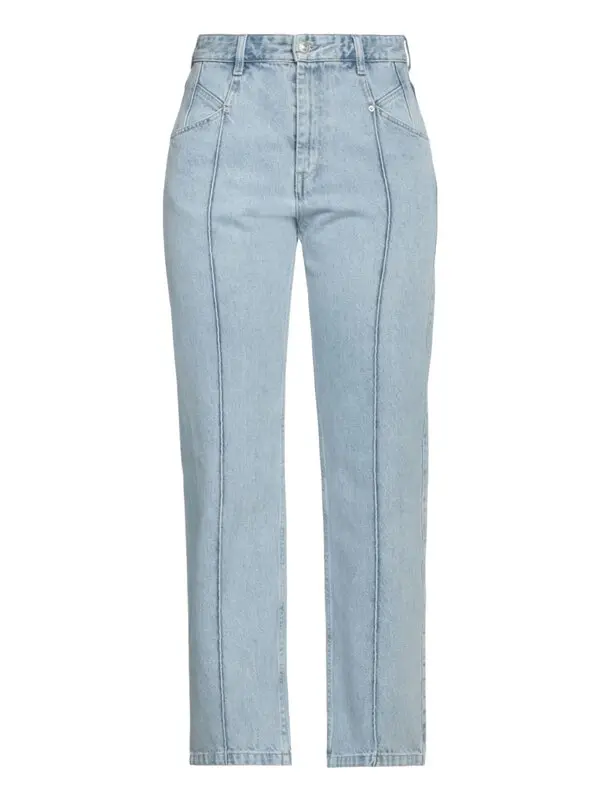 Isabel Marant Étoile Light-colored Straight-leg Jeans - Blue