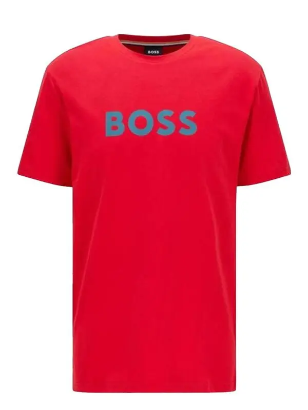 Hugo Boss Logo Short-sleeved T-shirt - Red