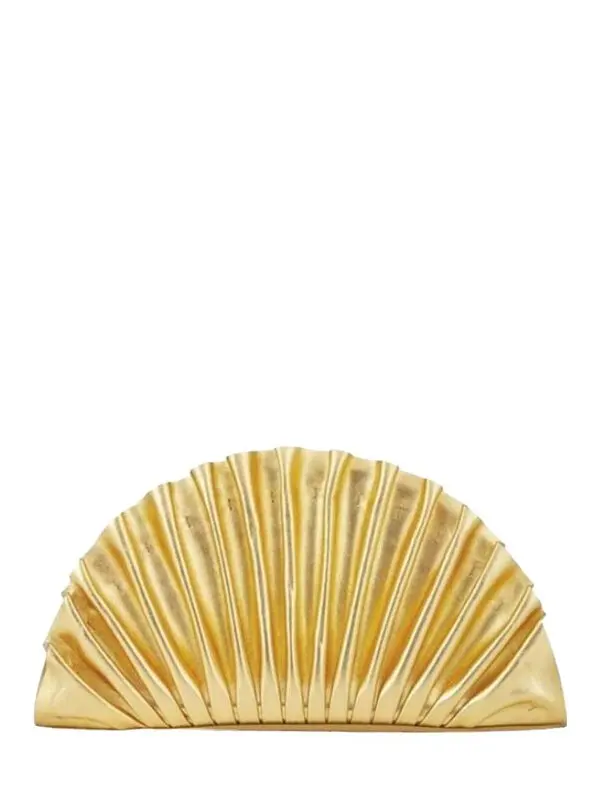 Cult Gaia Fan-shaped Clutch - Nude