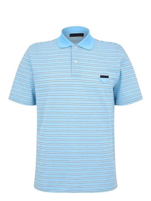 Prada Short-sleeved Polo Shirt - Blue
