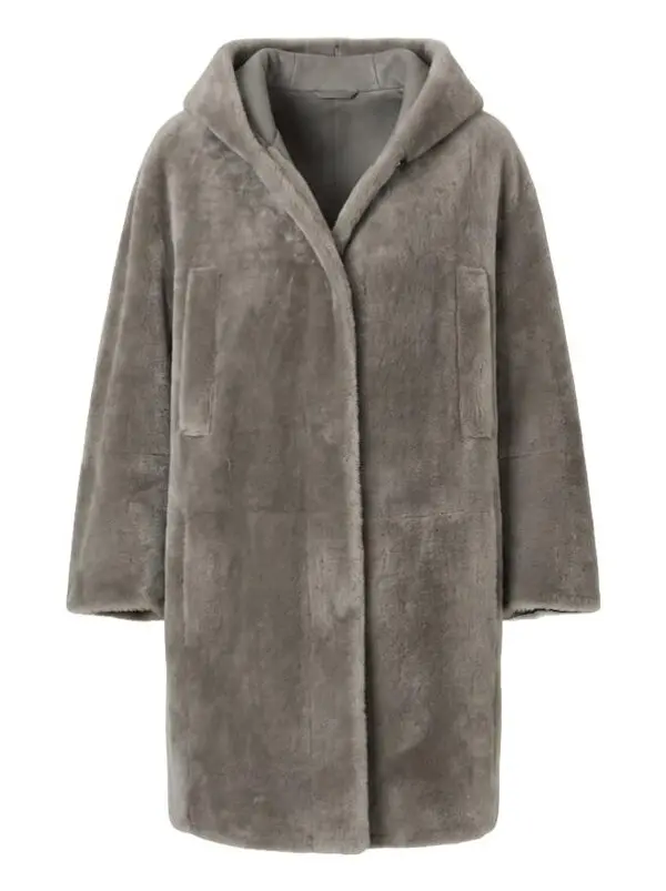 Peserico Reversible Hooded Coat - No