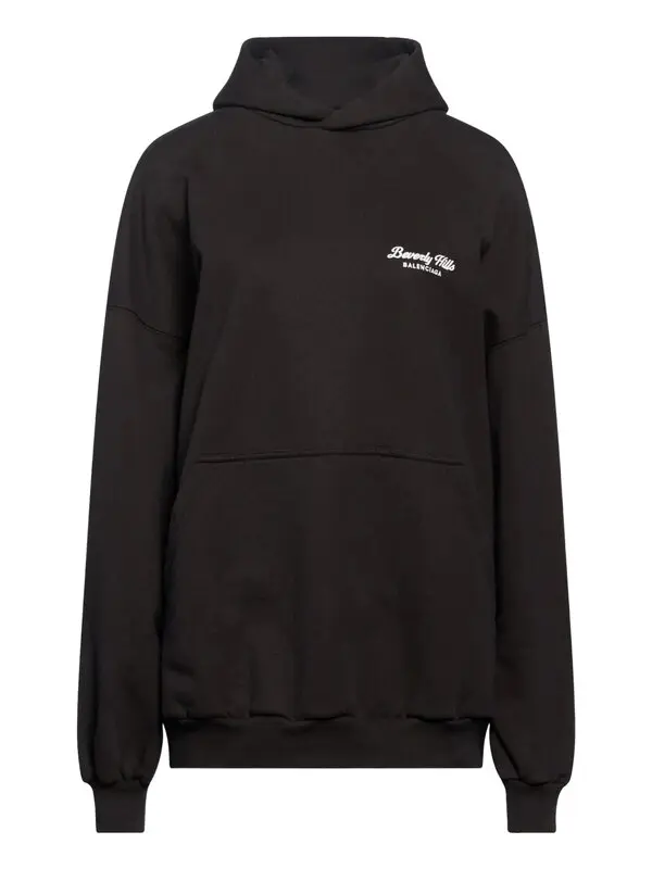 Balenciaga French Terry Hoodie - Black