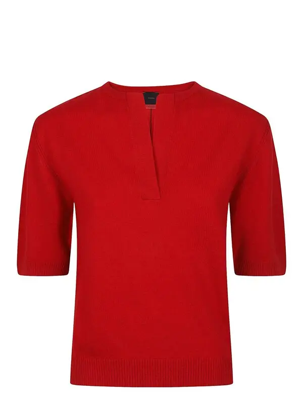 Pinko Varsavia V-neck Sweater - Red