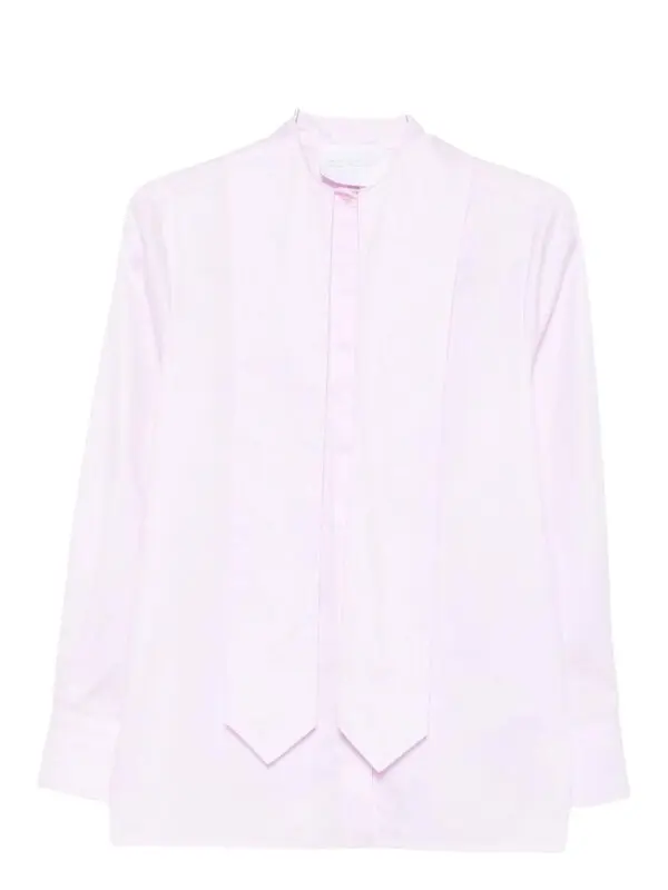DONDUP Pussy-bow Long-sleeve Shirt - White
