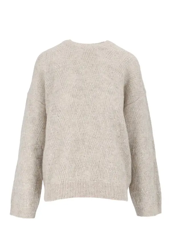 Peserico Diamond-knit Crewneck Jumper - No