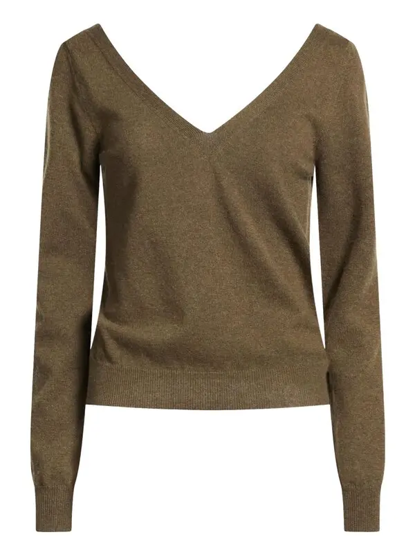 Saint Laurent Lightweight Cashmere Knit Sweater - Green