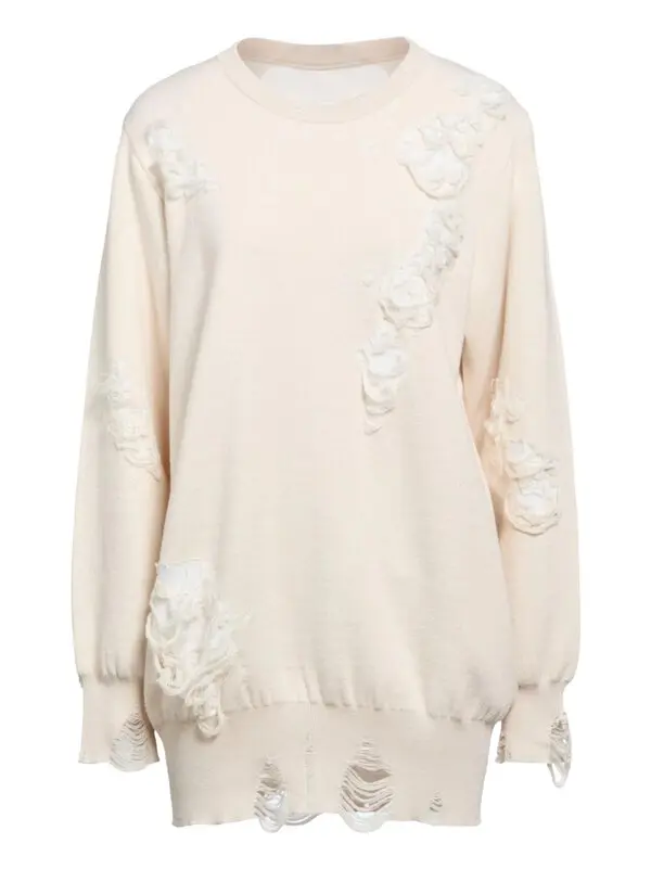 MAISON MARGIELA Distressed Knit Sweater - No
