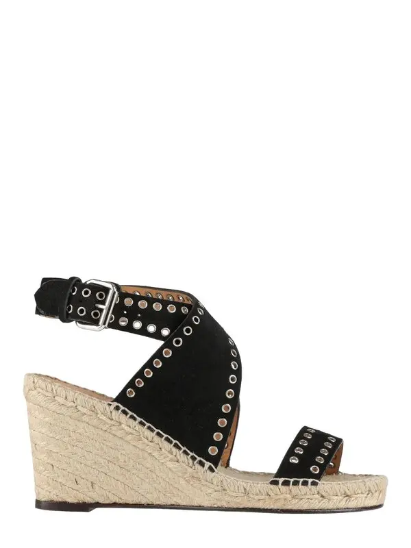 Isabel Marant Étoile Espadrille Wedge Sandals With Buckle Fastening - No