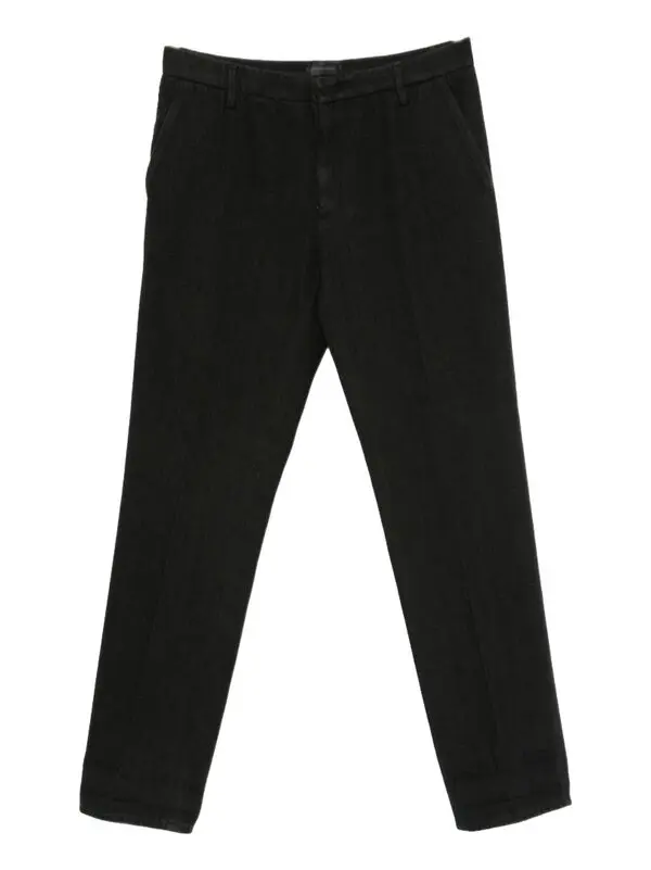 DONDUP Turn-up Trim Straight-leg Jeans - Black