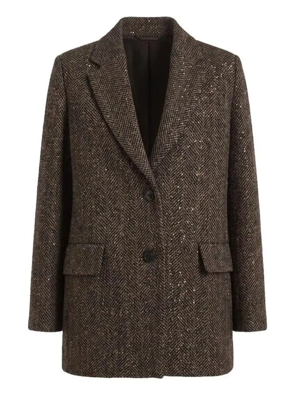 Peserico Single-breasted Blazer - Black