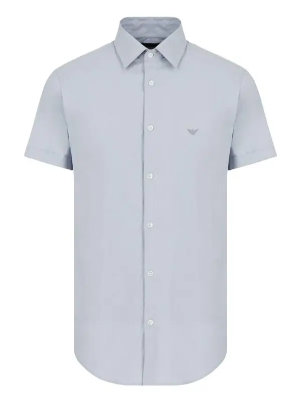 Emporio Armani Lapel Shirt - White