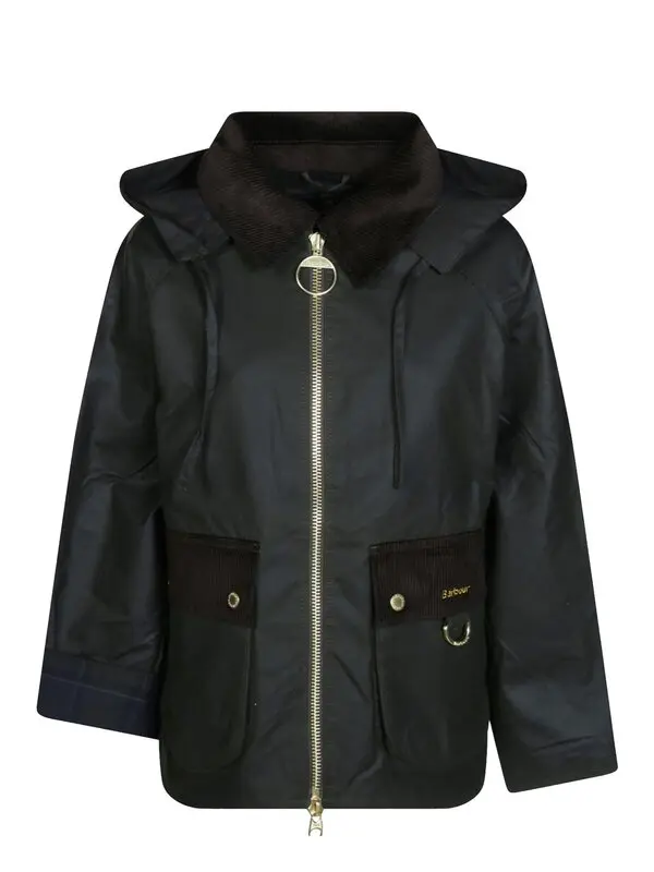 Barbour Hooded Zip-up Jacket - No