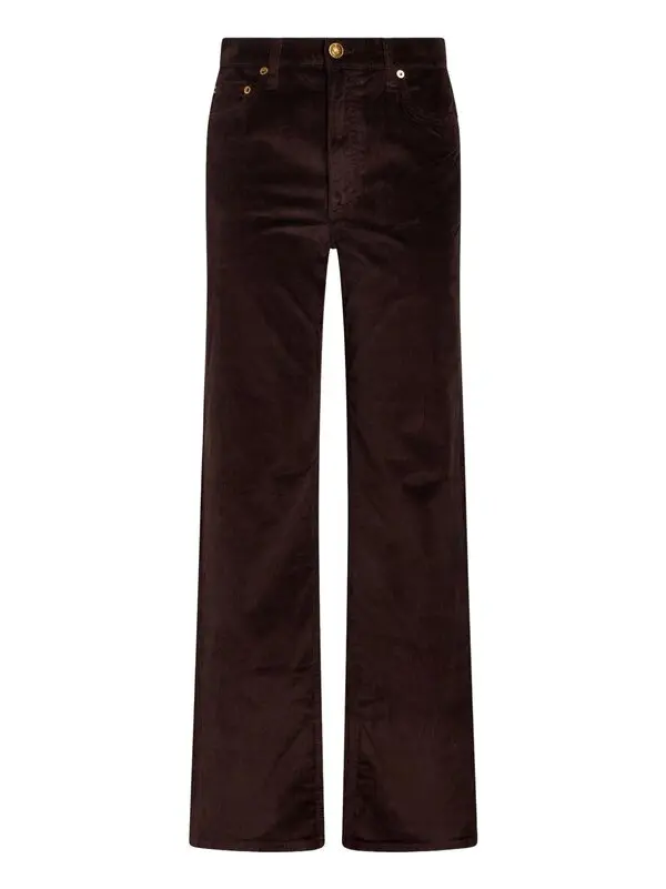 Rag & Bone Corduroy Tapered Trousers - Black