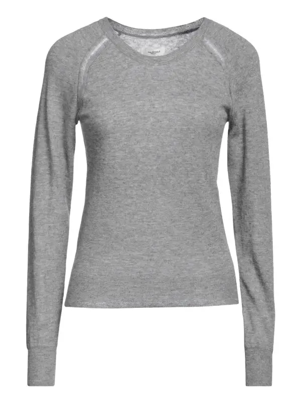 Isabel Marant Étoile Lightweight Knit Crew Neck Top - Grey