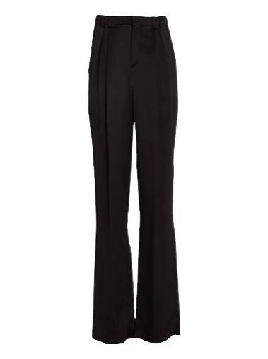 Saint Laurent Simple Straight-leg Pants - Black