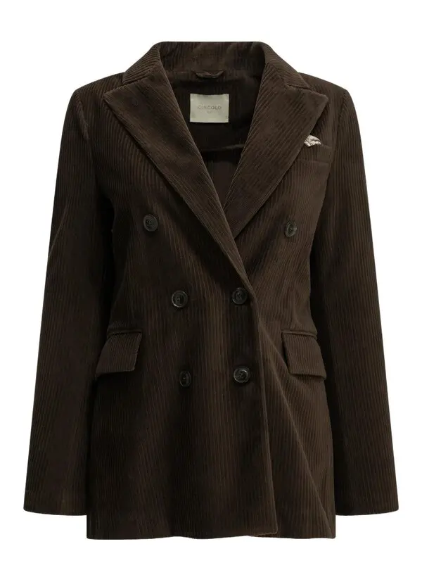 CIRCOLO 1901 Long-sleeve Blazer - Brown