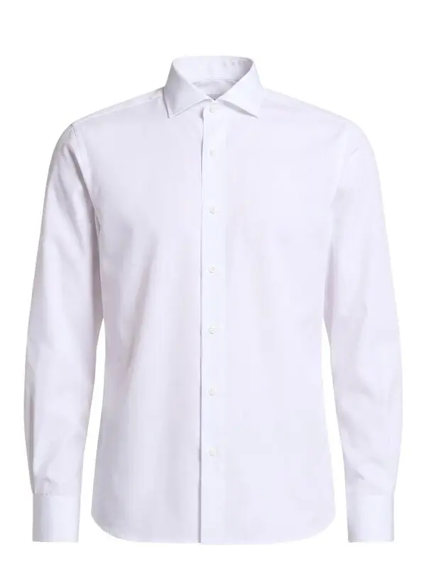 Peserico Long-sleeve Button-up Shirt - White