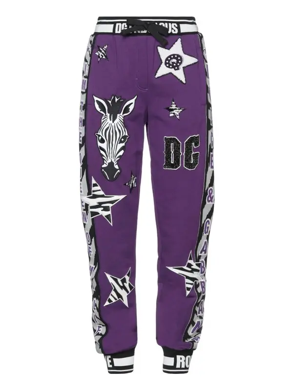 Dolce & Gabbana Embellished Jogger Trousers - No