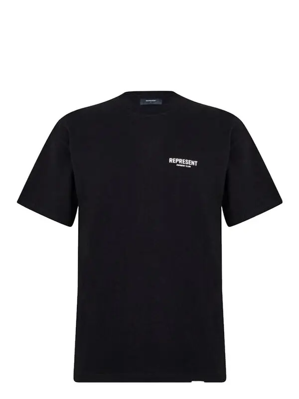 REPRESENT Logo Short-sleeved T-shirt - Black