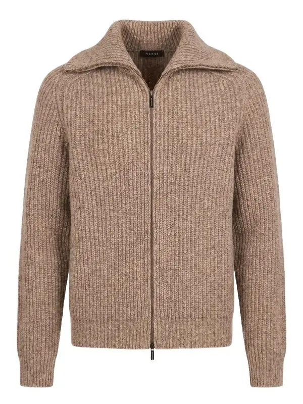 Peserico Zip-up Knit Sweater - No
