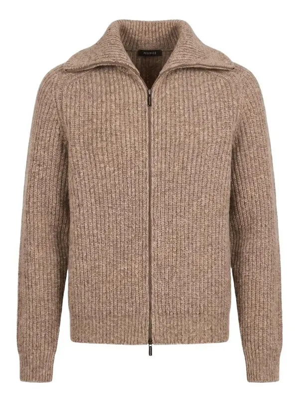 Peserico Zip-up Knit Sweater - No