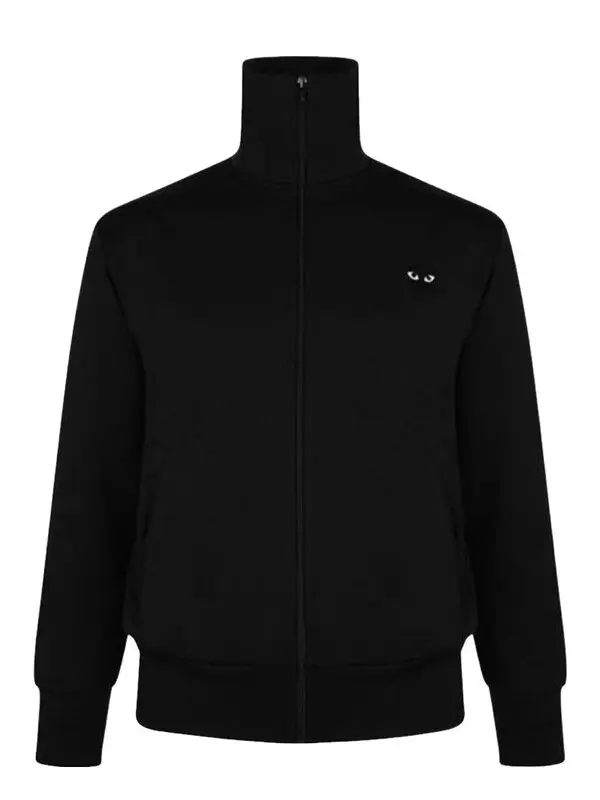 Play Comme Des Garcon Logo Sweater - Black